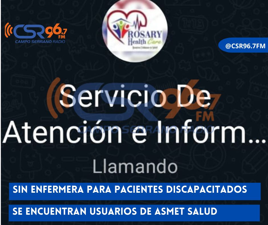 SIN ENFERMERA PARA PACIENTES DISCAPACITADOS SE ENCUENTRAN USUARIOS DE ...